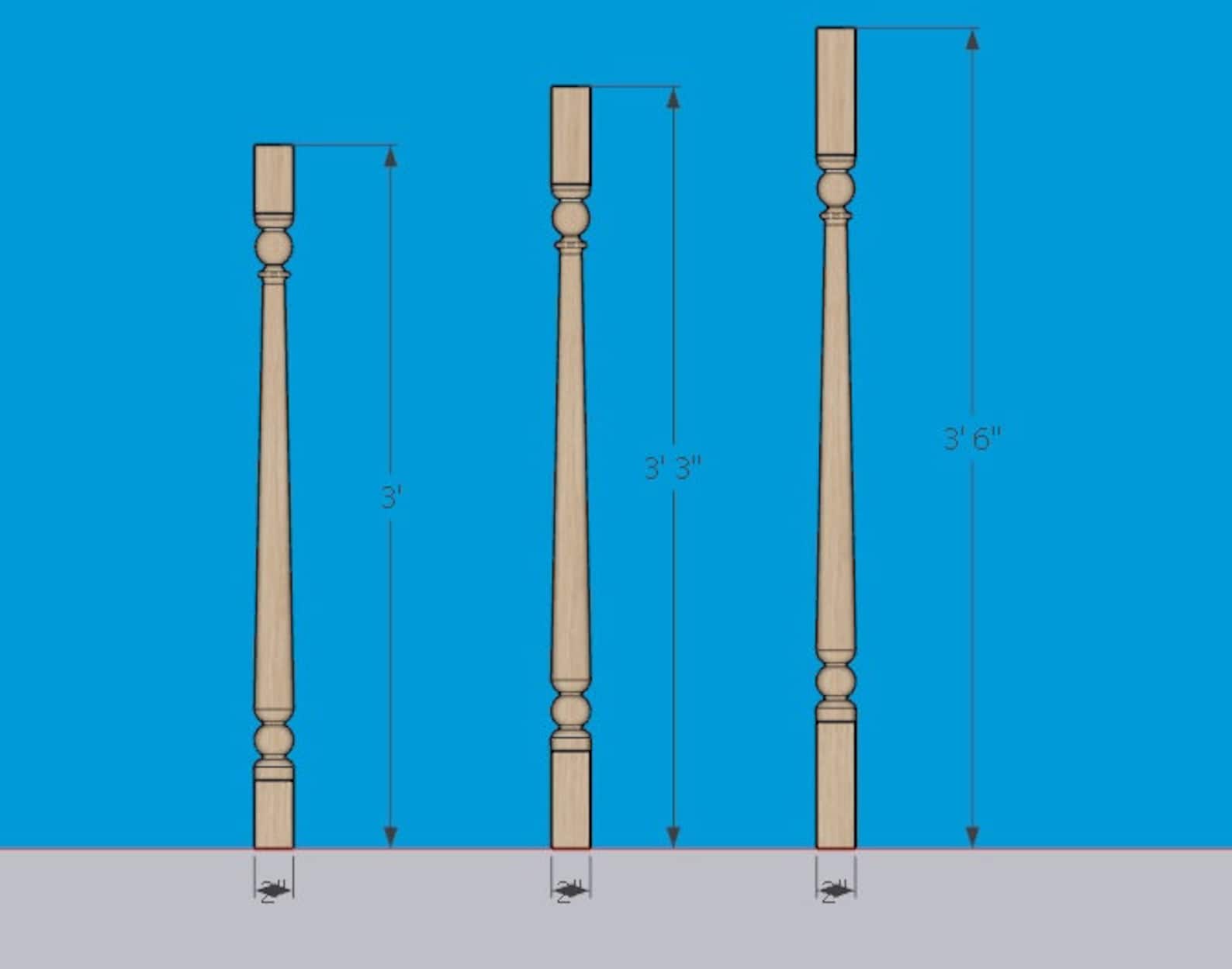 Newel Post, Balusters, Wood Lathe, Stair Railing, Wooden Stair Railing ...