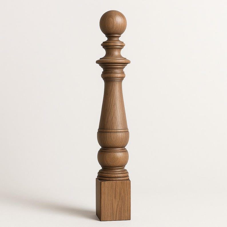 White Oak, Newel Post, Newel Caps, Stair Partrs, Custom Stairs Parts ...