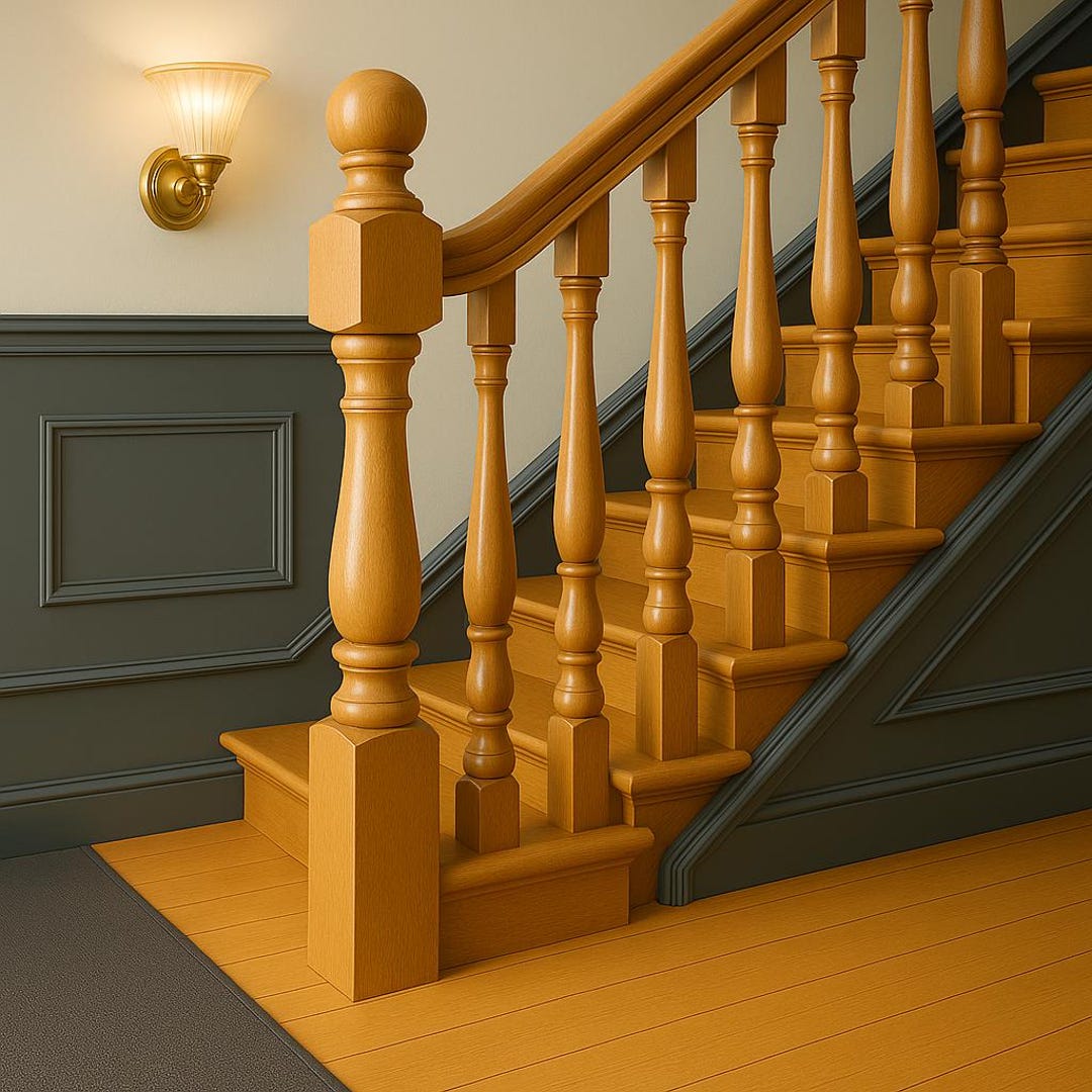 Newel Posts, Newels, Stairs, Custom Stairs Parts, Elegant Turned Wood ...