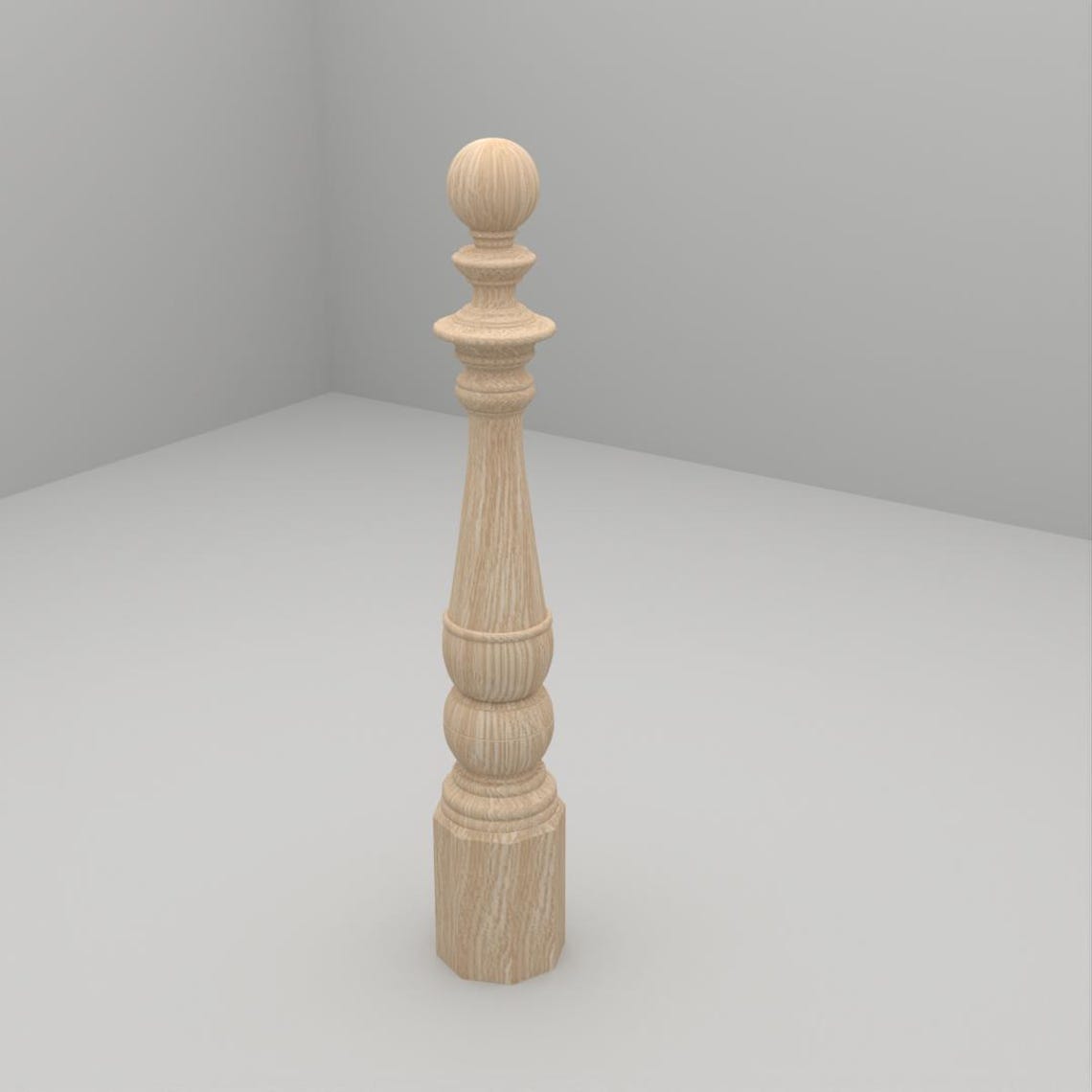 White Oak, Newel Post, Newel Caps, Stair Partrs, Custom Stairs Parts ...