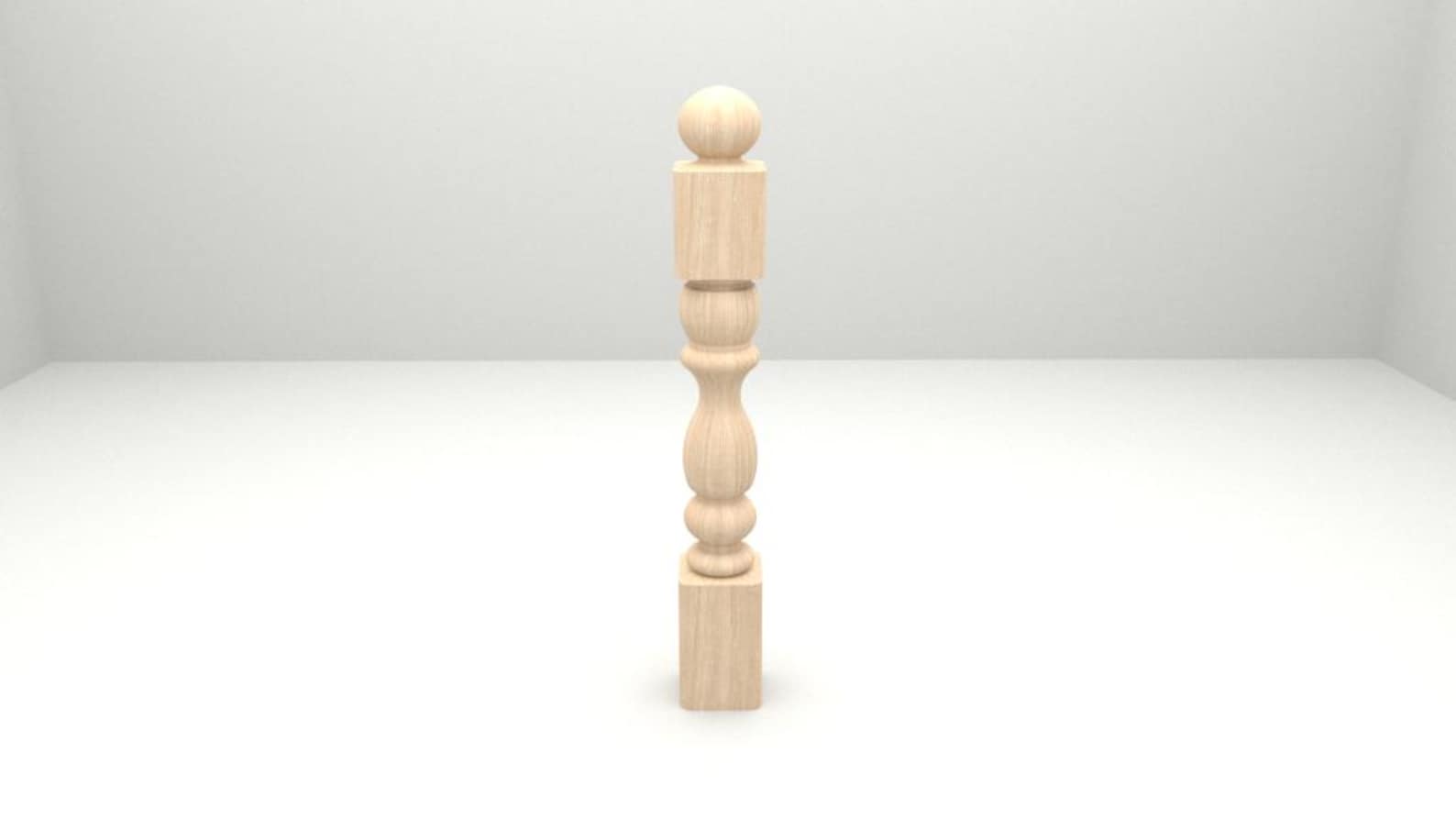 Newel Post, Balusters, Wood Lathe, Stair Railing, Wooden Stair Railing ...