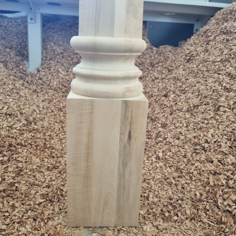 Newel Post, Linden Wood, Newel Posts, Stair Newelpost, Stairs, Custom ...
