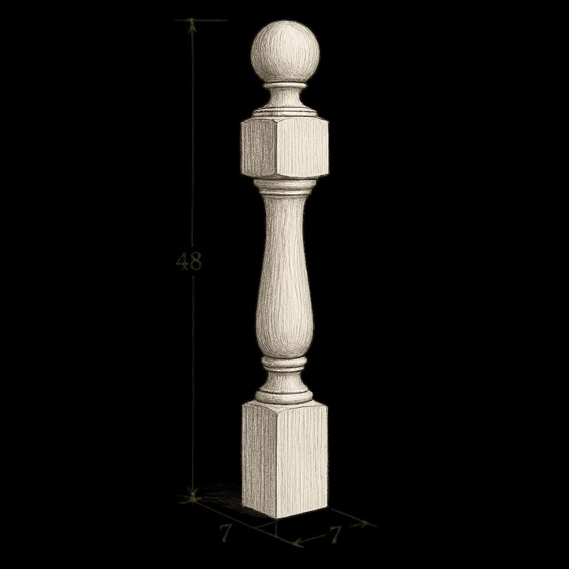 Newel Posts, Newels, Stairs, Custom Stairs Parts, Elegant Turned Wood ...