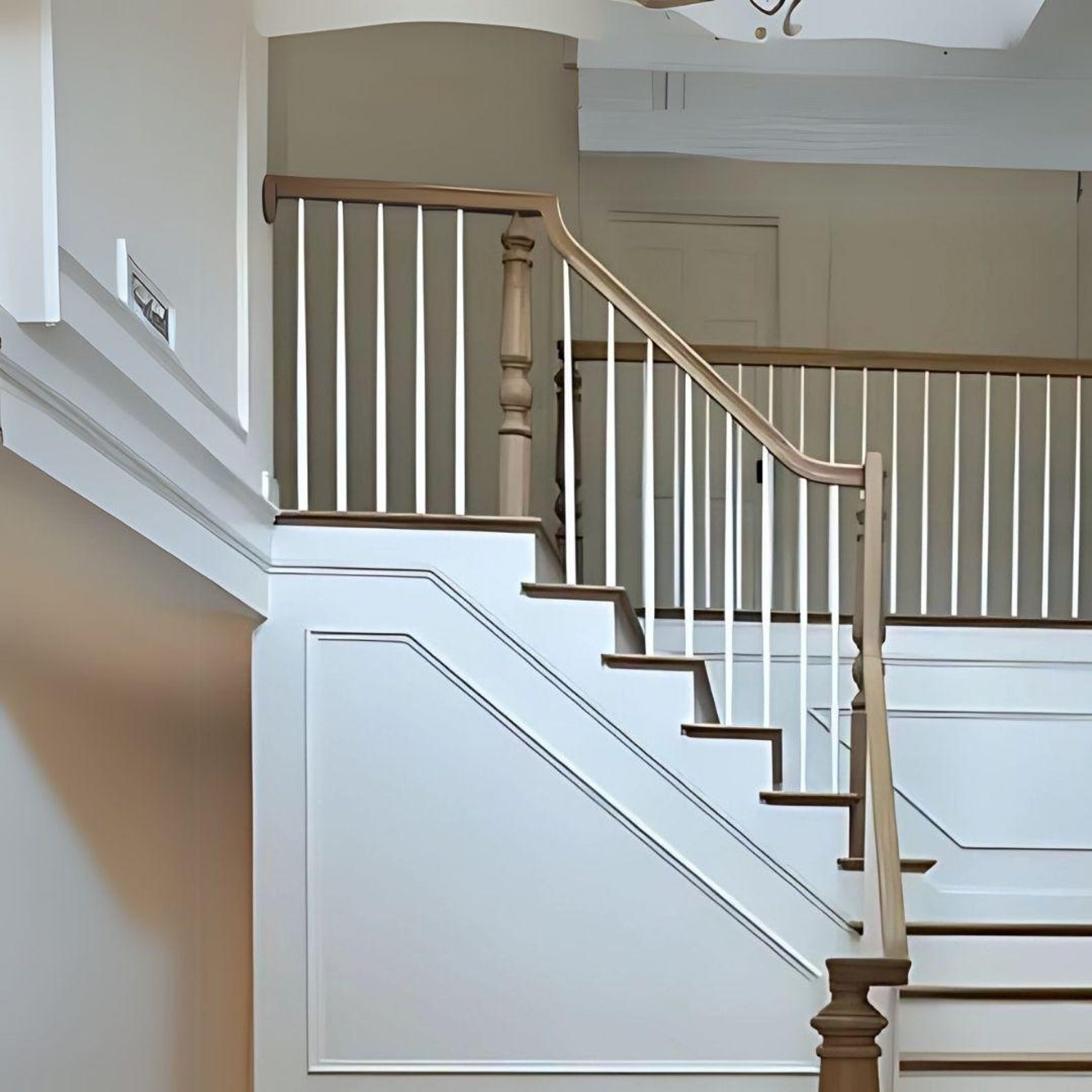 Handmade White Oak Newel Post: Custom Stair Part - Etsy