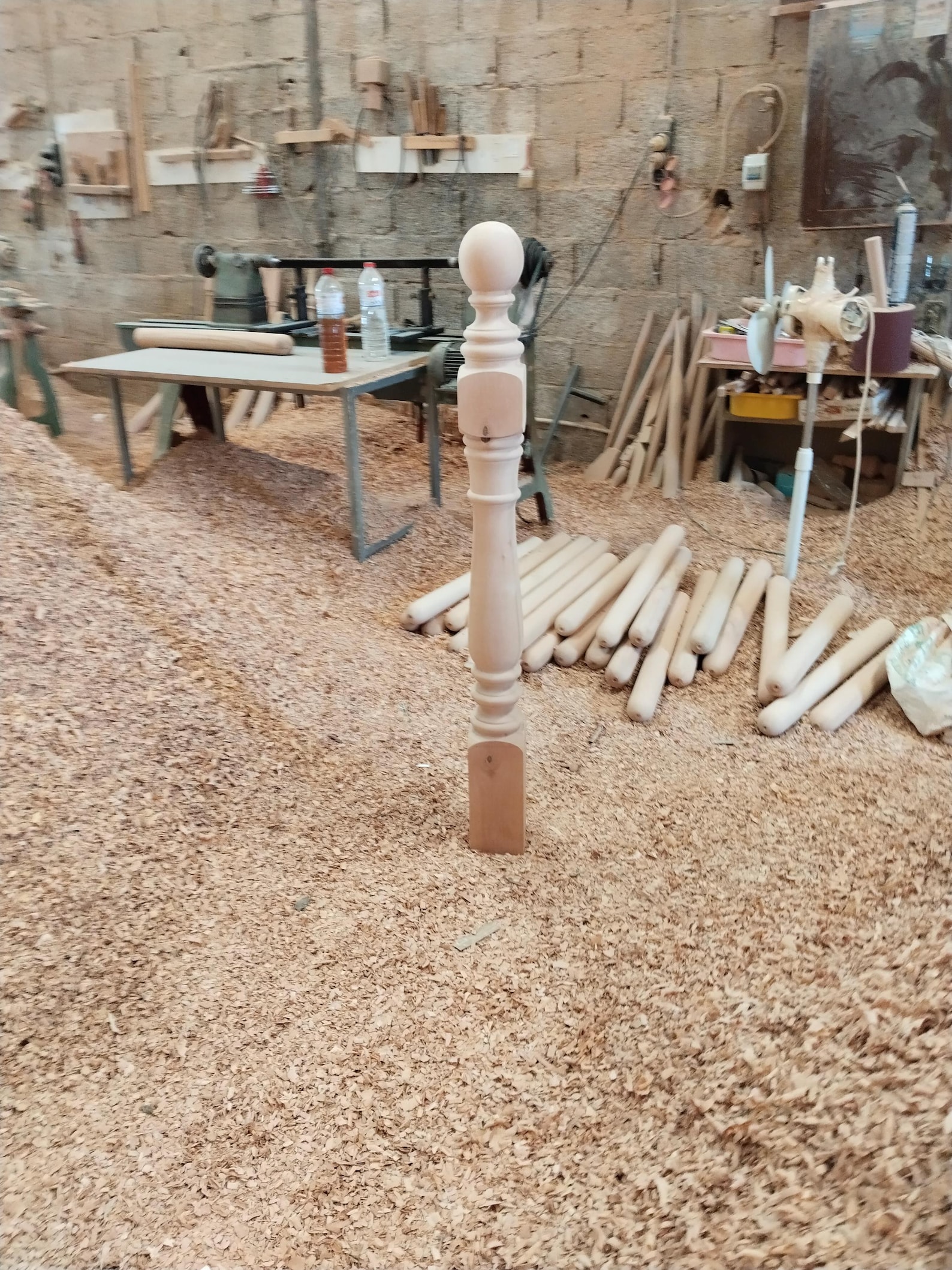 Handmade White Oak Newel Post: Octagonal Stair Parts, Custom Design - Etsy