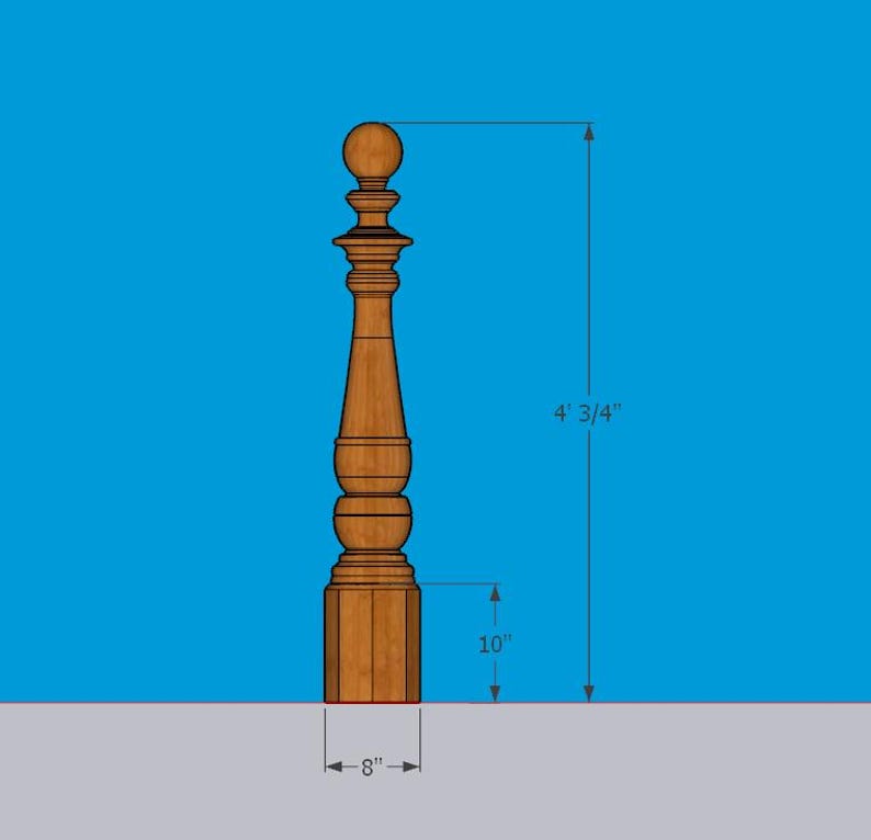 White Oak, Newel Post, Newel Caps, Stair Partrs, Custom Stairs Parts ...