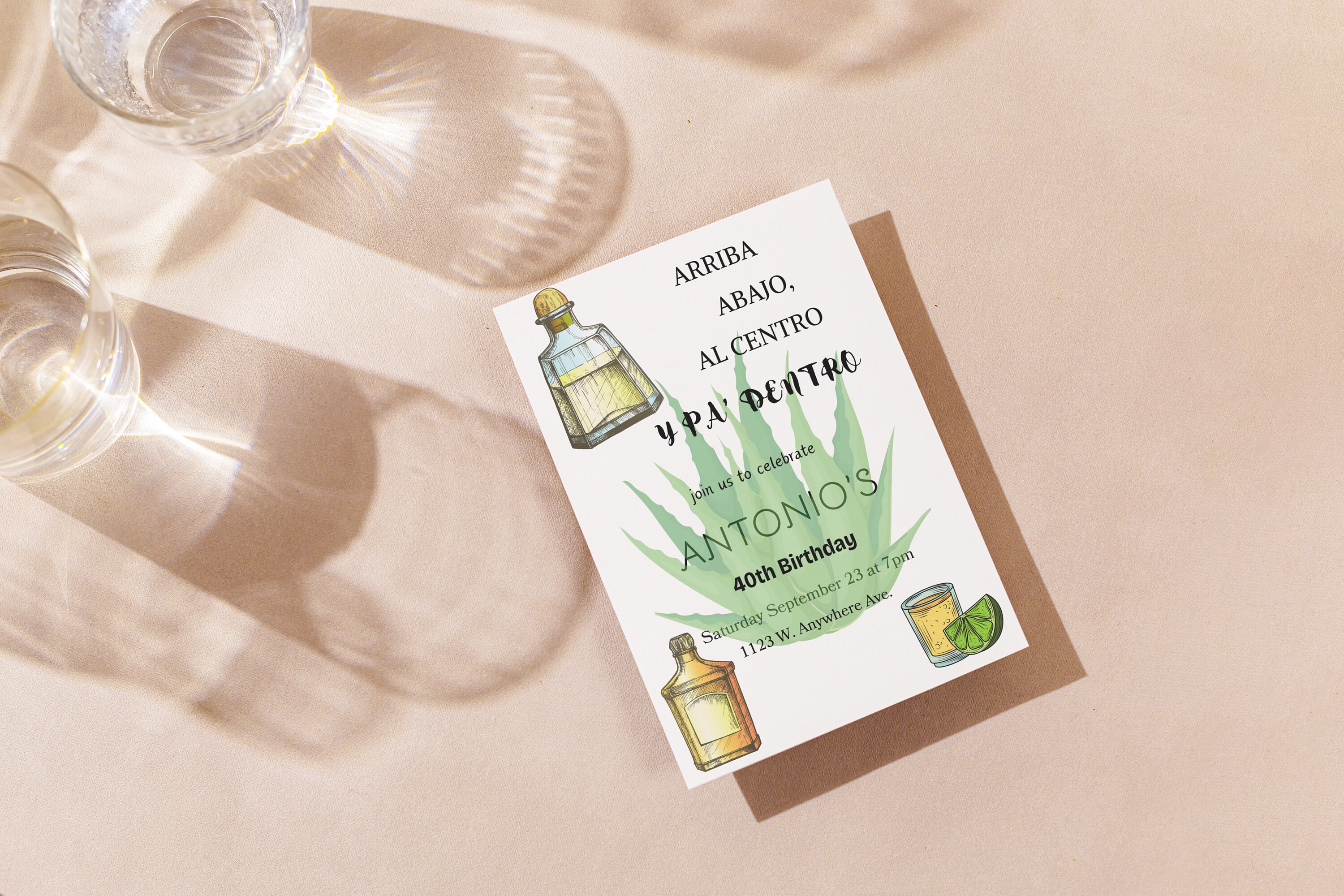 TEQUILA BIRTHDAY INVITATION - Etsy