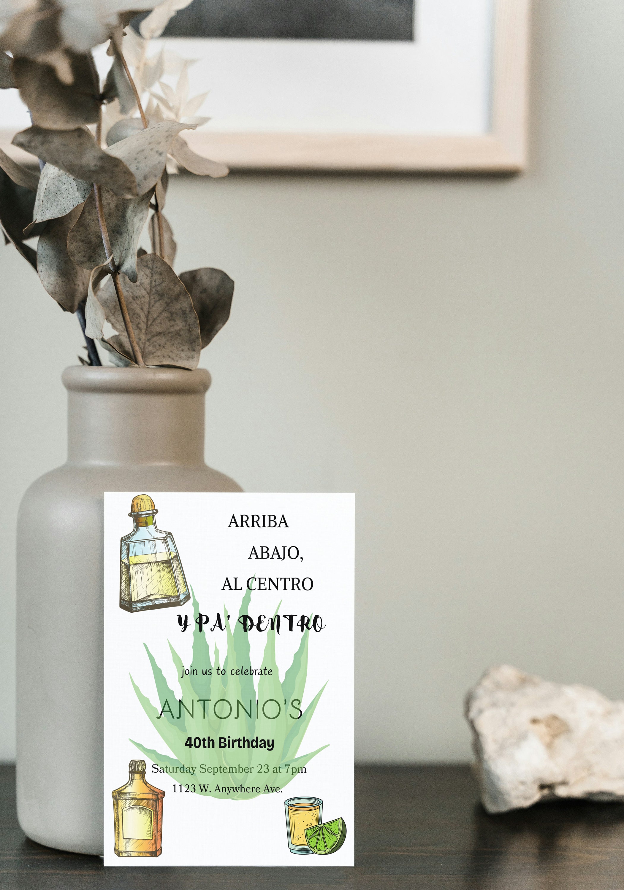 TEQUILA BIRTHDAY INVITATION - Etsy