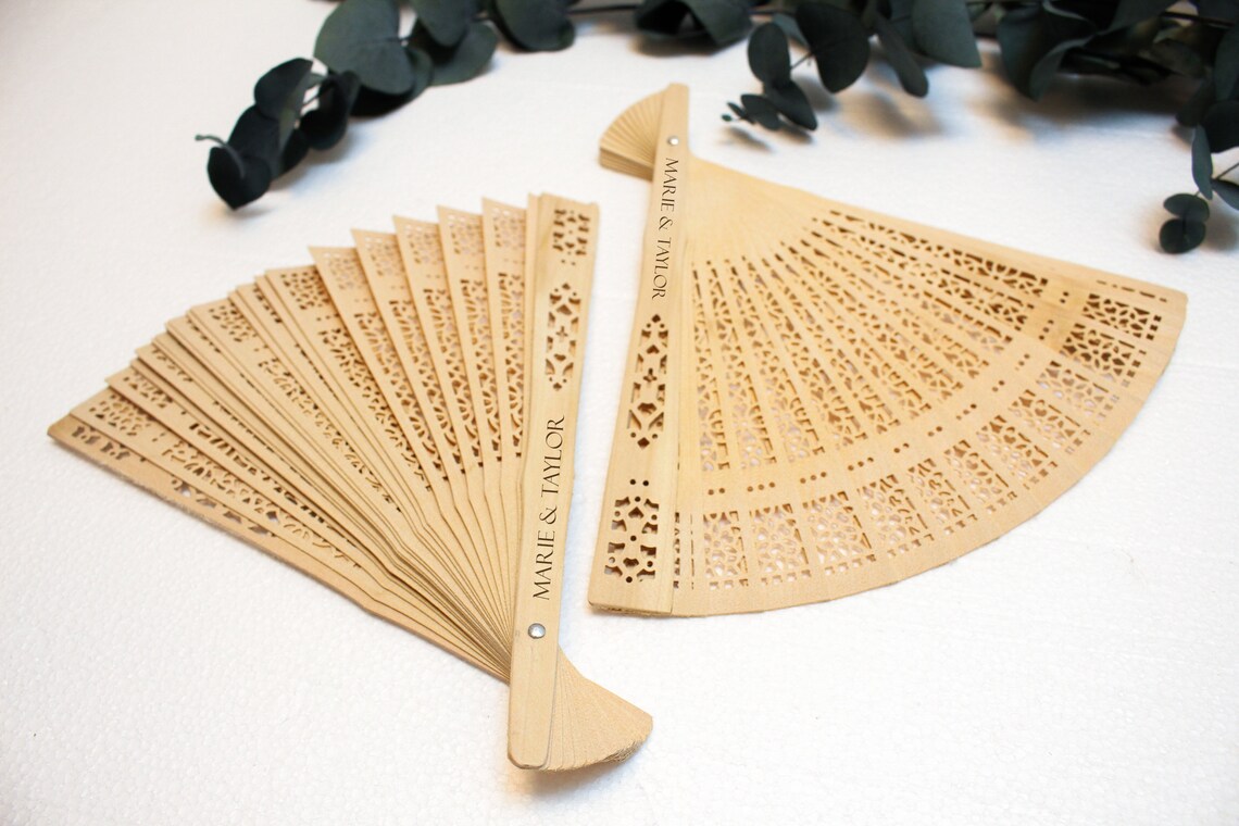 Bulk Wedding Fans, Fan Favors, Summer Wedding Gift, Summer Unique ...