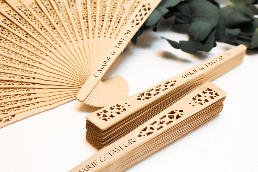 Bulk Wedding Fans, Fan Favors, Summer Wedding Gift, Summer Unique ...