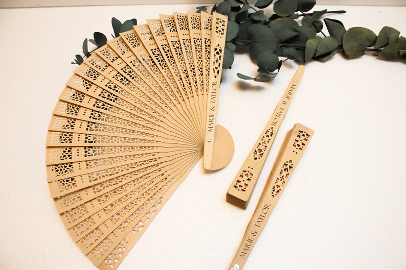 Bulk Wedding Fans, Fan Favors, Summer Wedding Gift, Summer Unique ...