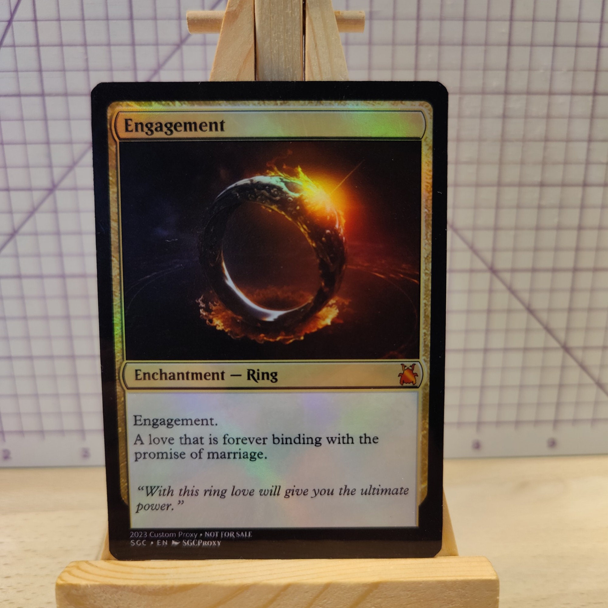 Custom MTG Card, in Foil, Christmas Gift, Birthday Gift, Custom Made ...