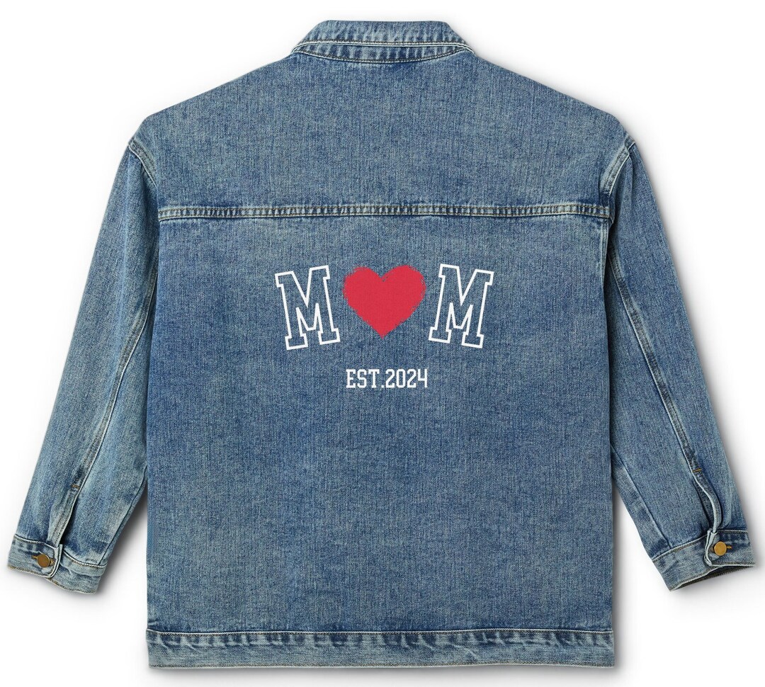 Mama Denim Jacket, 1st Mothers Day Gift, 1st Mothers Day, Mothers Day ...