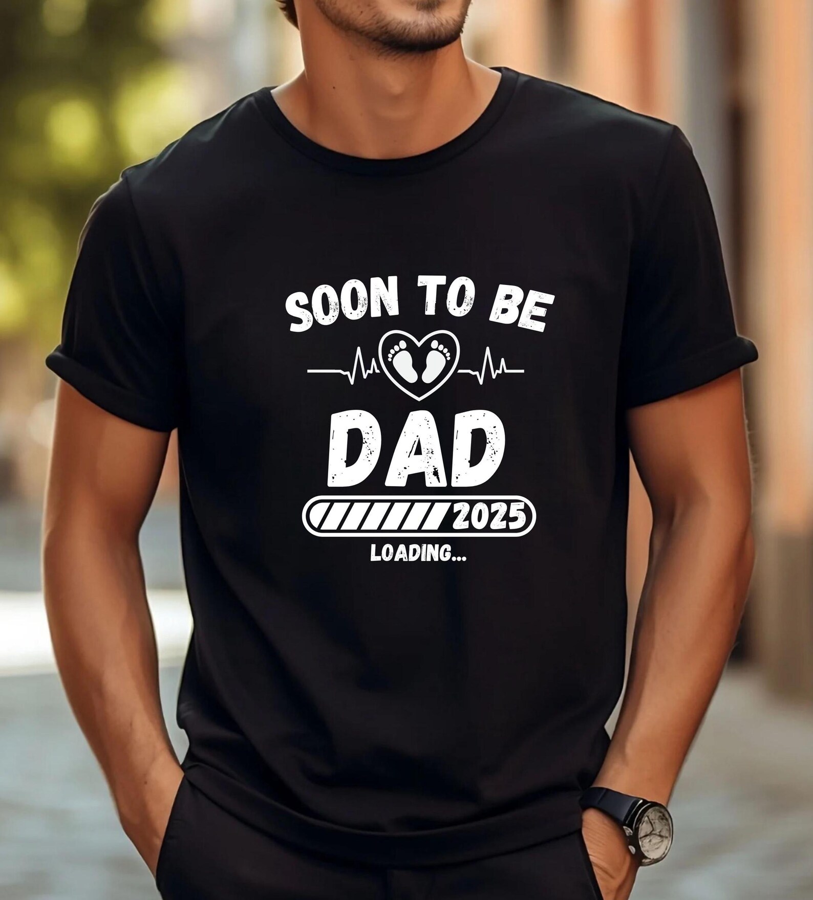 Soon to Be Dad 2025 Shirt, New Dad Gift, Father to Be Tshirt, Daddy to ...