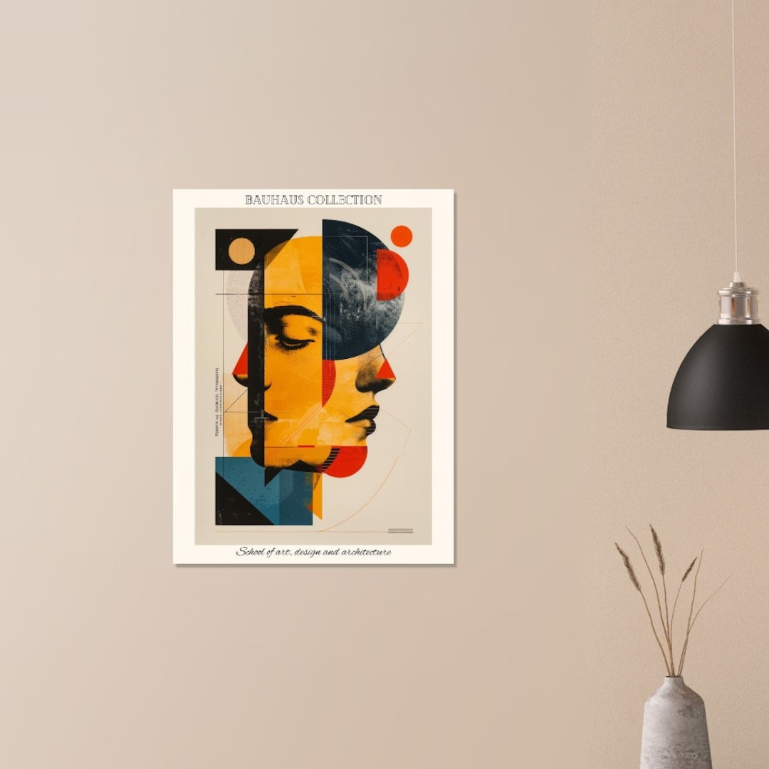 Tableau Bauhaus,peinture Bauhaus, Poster Bauhaus, Affiche Bauhaus ...