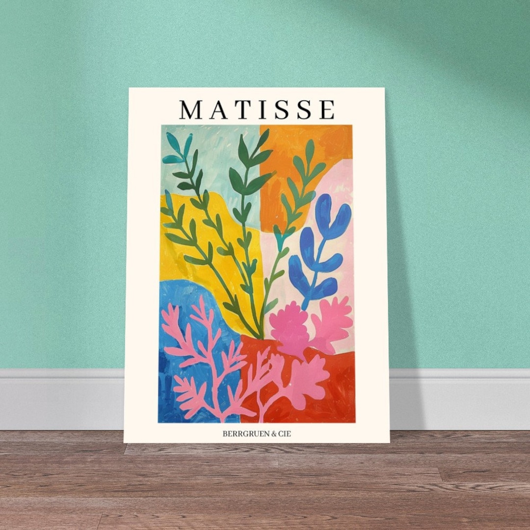 Poster Matisse, Affiche Matisse, Musée Berrgruen, Poster Henri Matisse ...