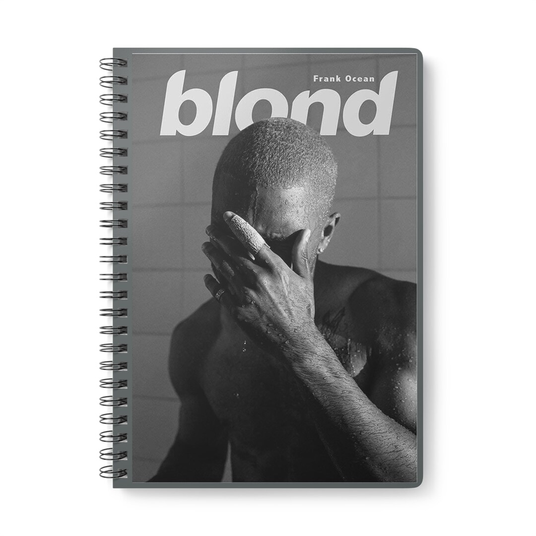 Frank Ocean Blond Album Cover Notebook Wirobound Softcover Notebook, A5 ...
