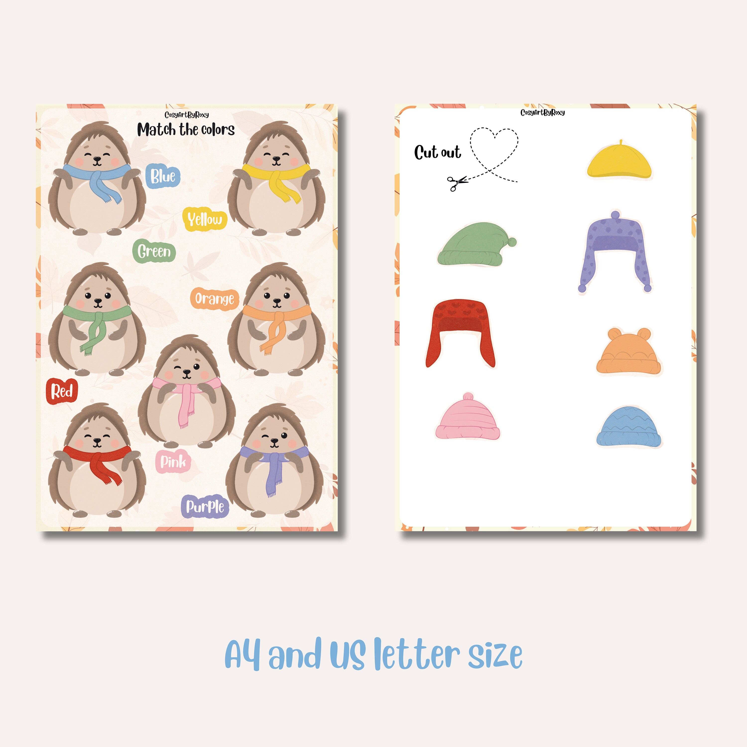 Color Sorting Preschool Worksheets | Montessori-inspired Printable for ...