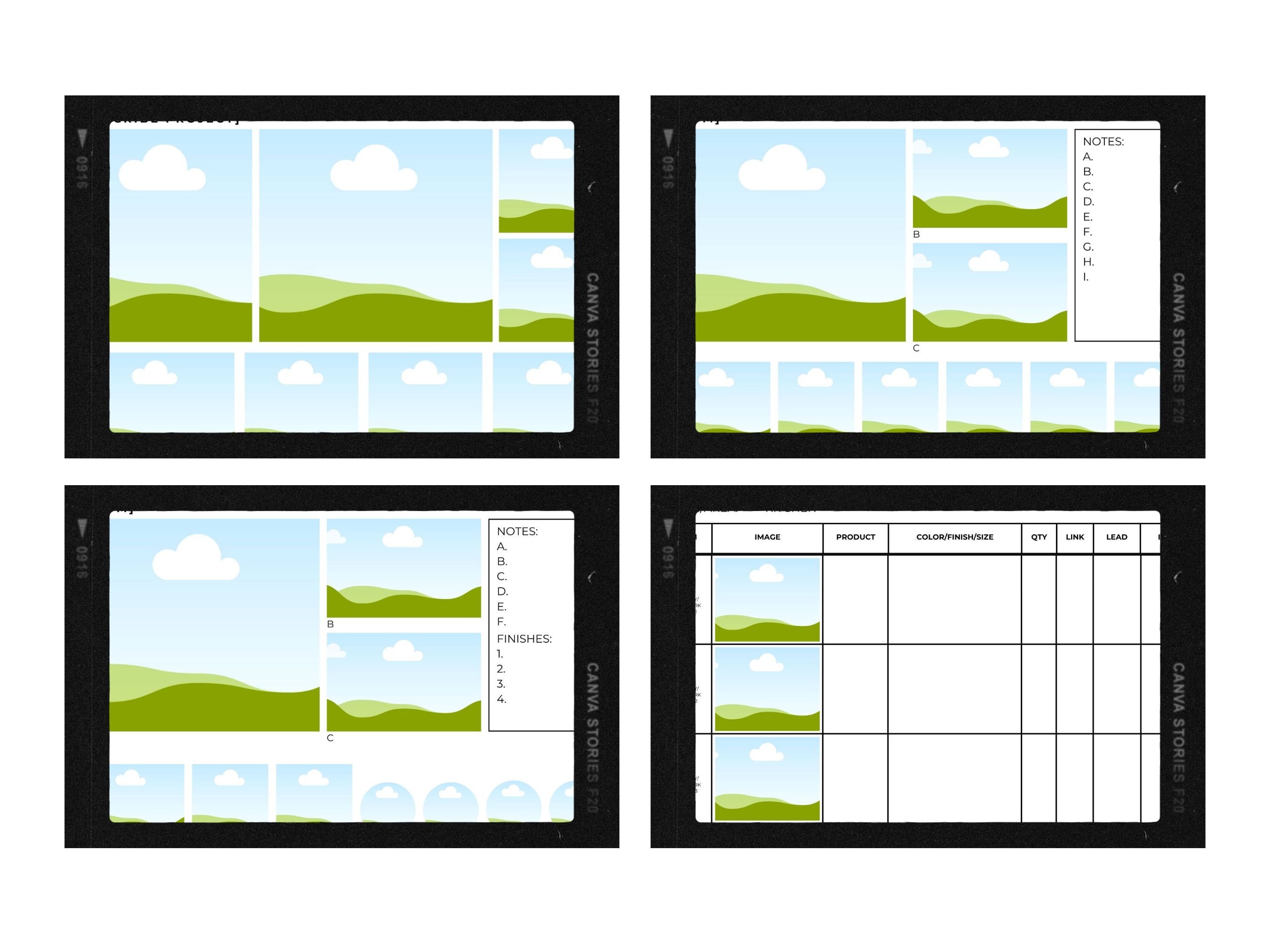 FF&E Schedule Mood Board , Interior Design Furniture, Fixtures and ...