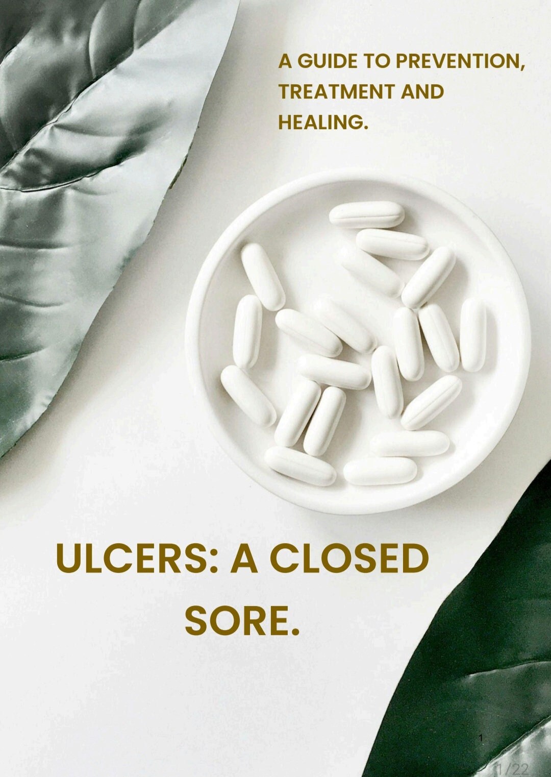 Ulcers: A Closed Sore. A Guide to Prevention, Treatment and Healing. - Etsy