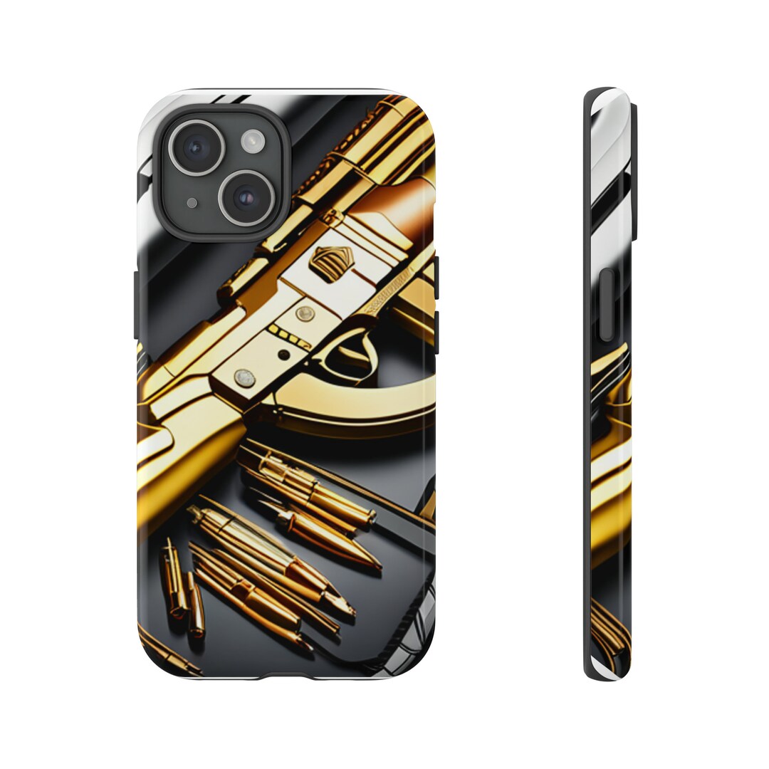 Phone Case With GOLD AK47 for iPhone and Samsung - Etsy