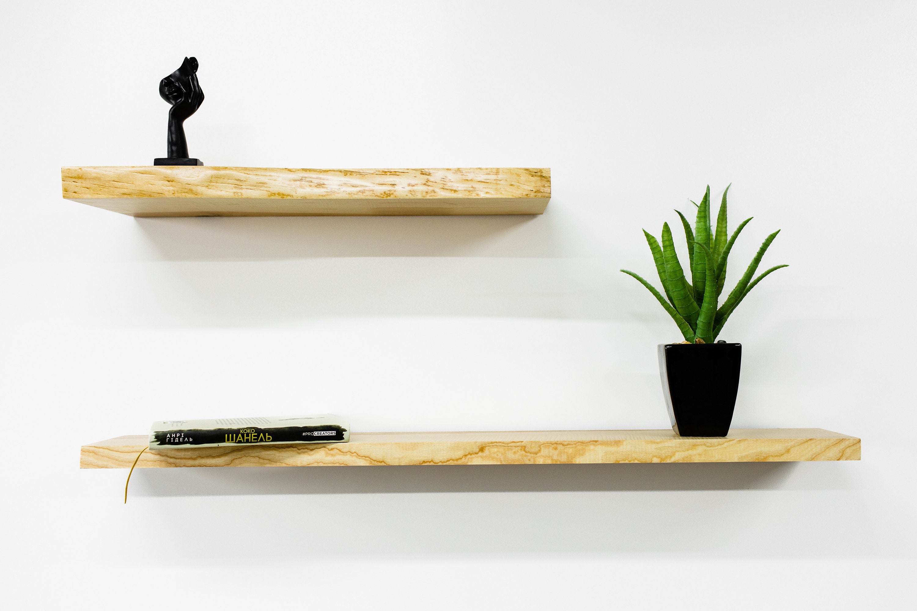 Ash Floating Shelf/ Floating Shelves / Custom Shelves / Rustic Shelves ...