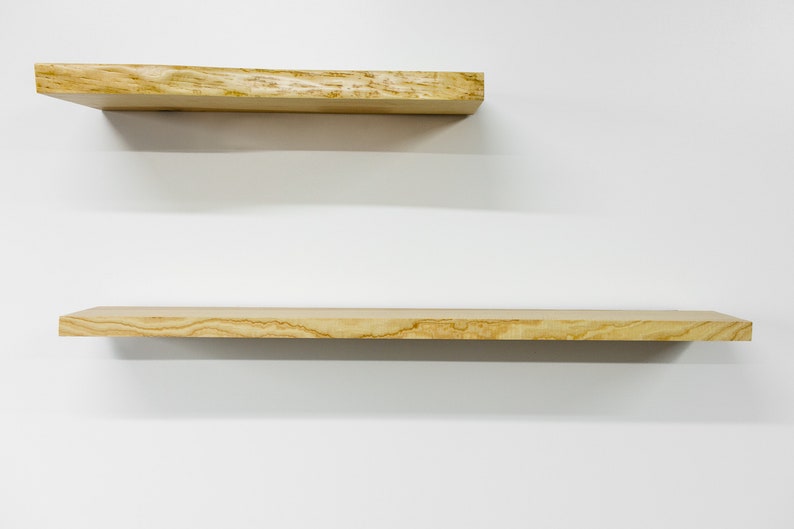 Ash Floating Shelf/ Floating Shelves / Custom Shelves / Rustic Shelves ...