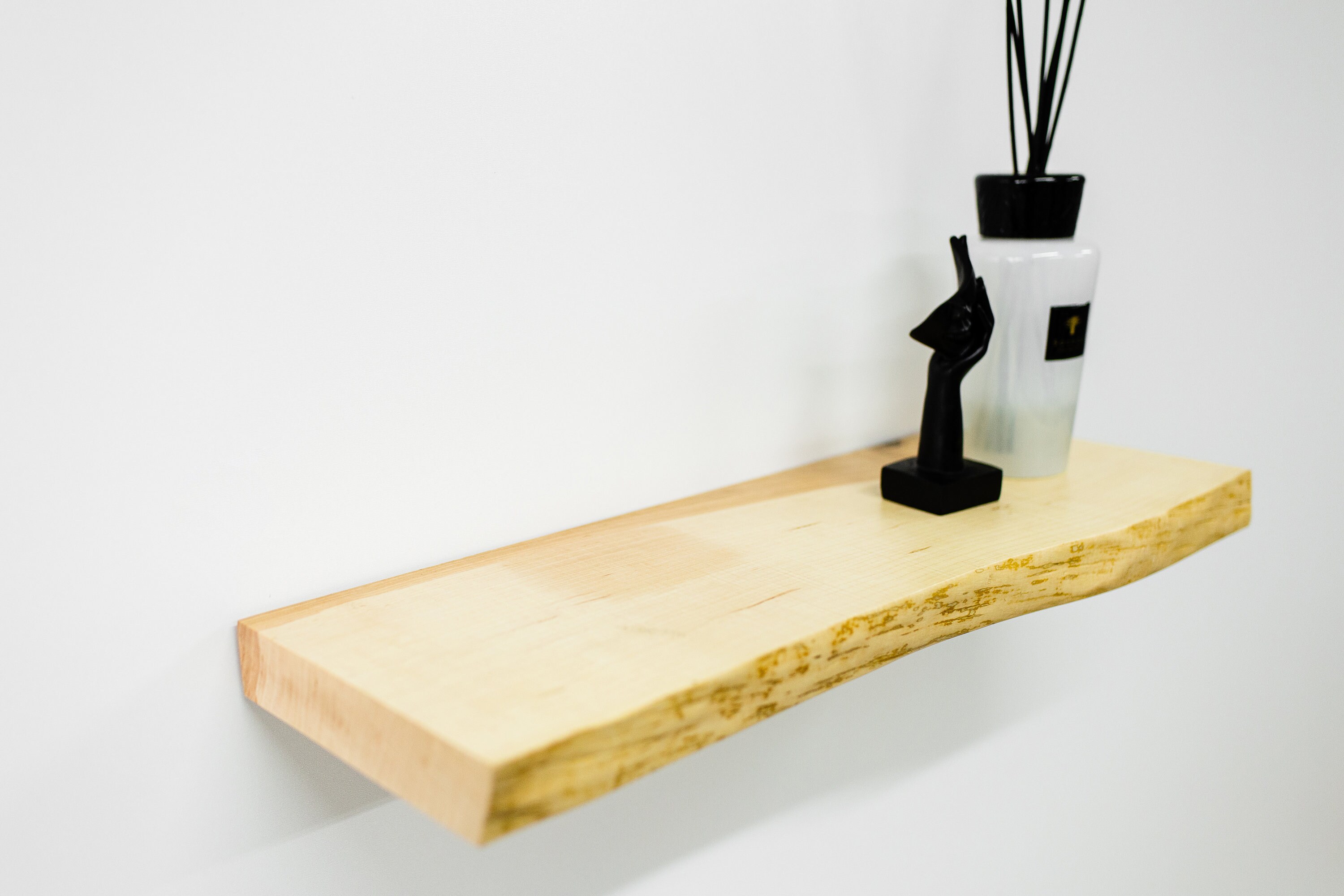 Ash Floating Shelf/ Floating Shelves / Custom Shelves / Rustic Shelves ...
