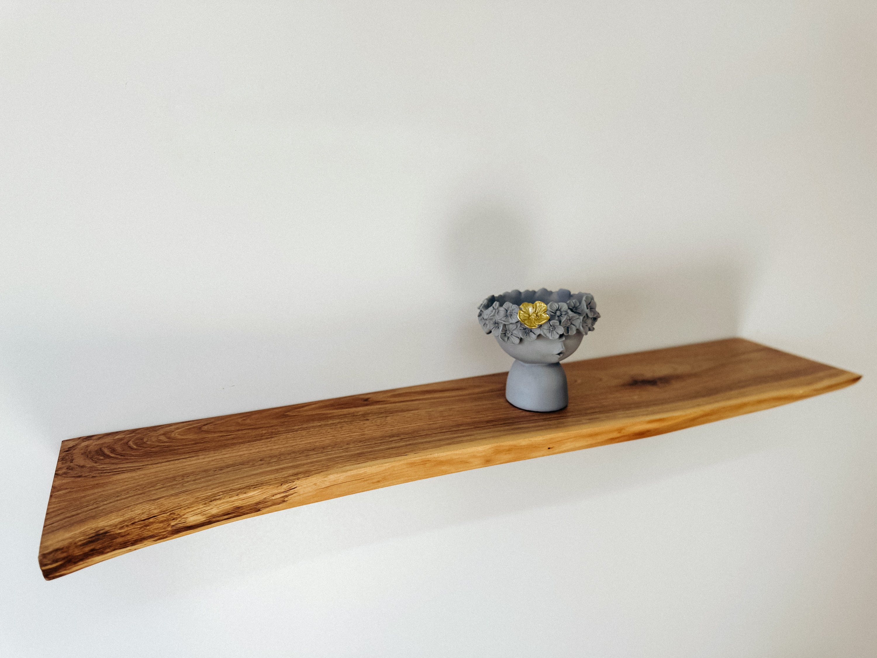 Rustic Live Edge Floating Shelf / Floating Shelves / Live Edge Shelf ...