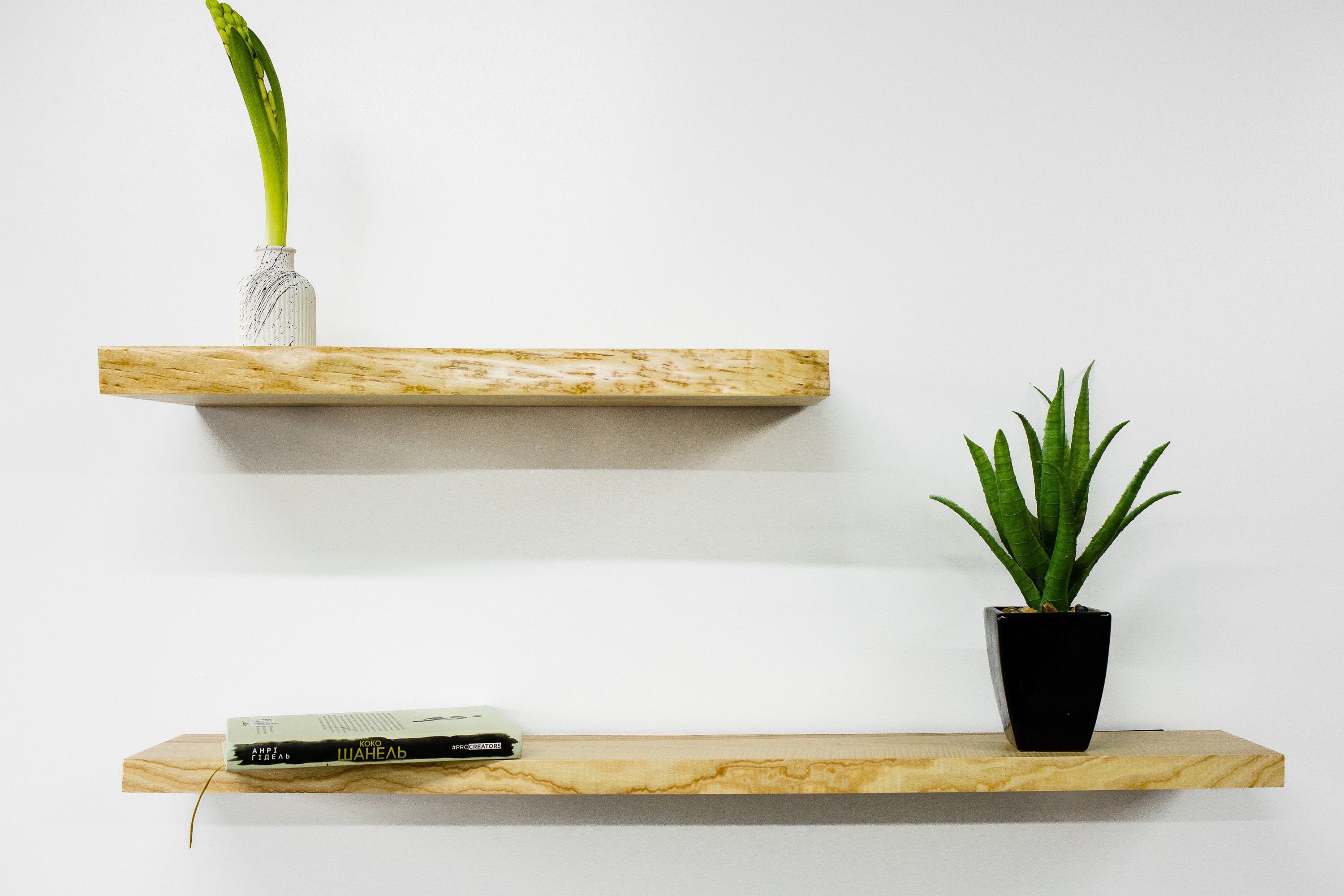 Ash Floating Shelf/ Floating Shelves / Custom Shelves / Rustic Shelves ...