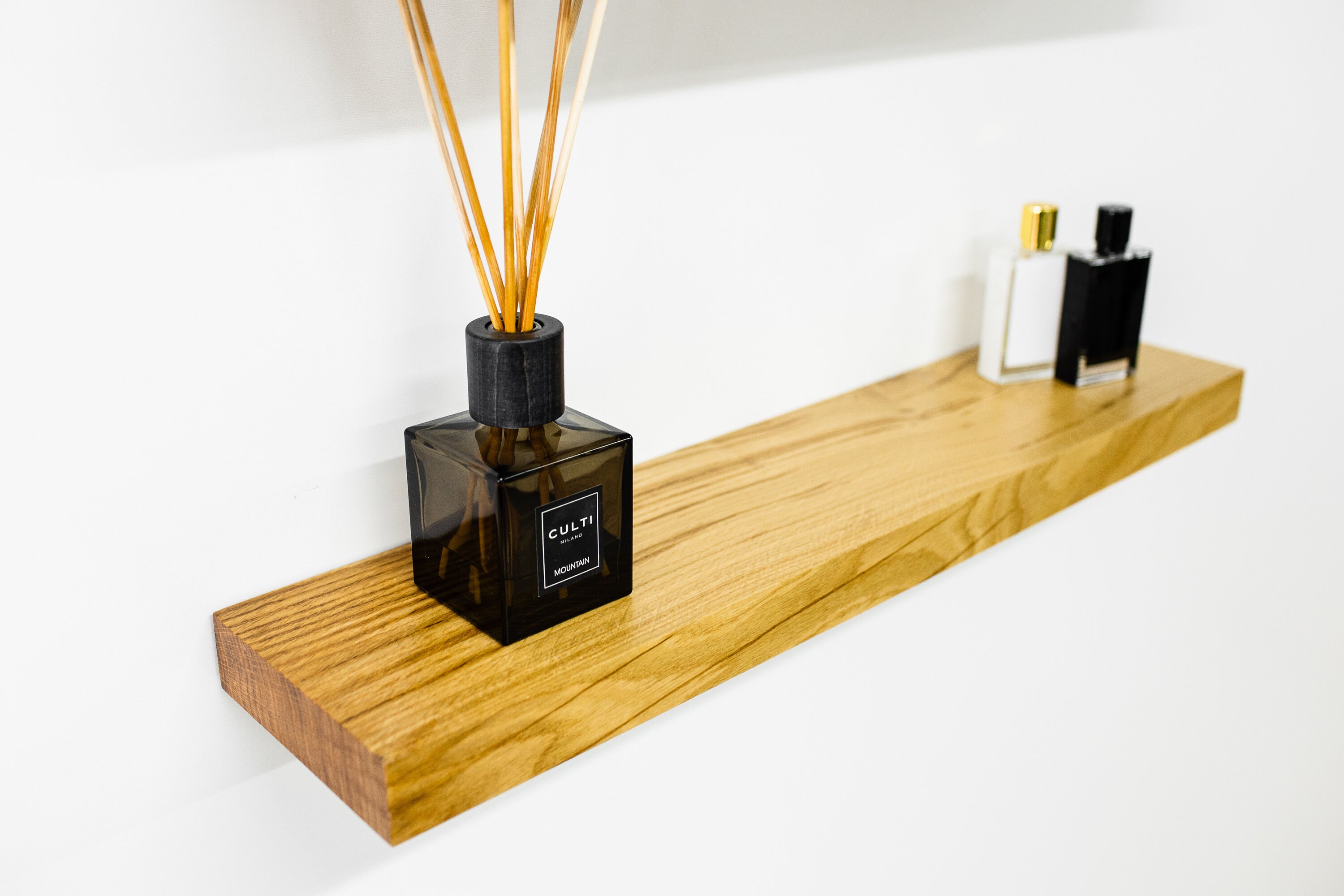 Ash Floating Shelf / Oak Floating Shelves /custom Wood Shelves/ Rustic ...