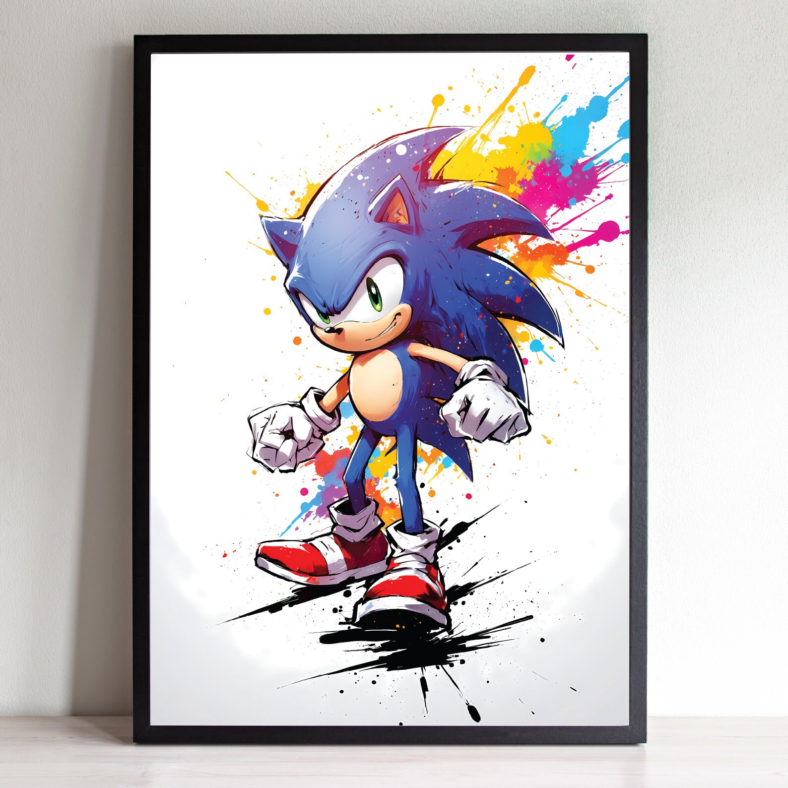 Sonic the Hedgehog Art Print Set: Kids Room Decor (digital Download) - Etsy