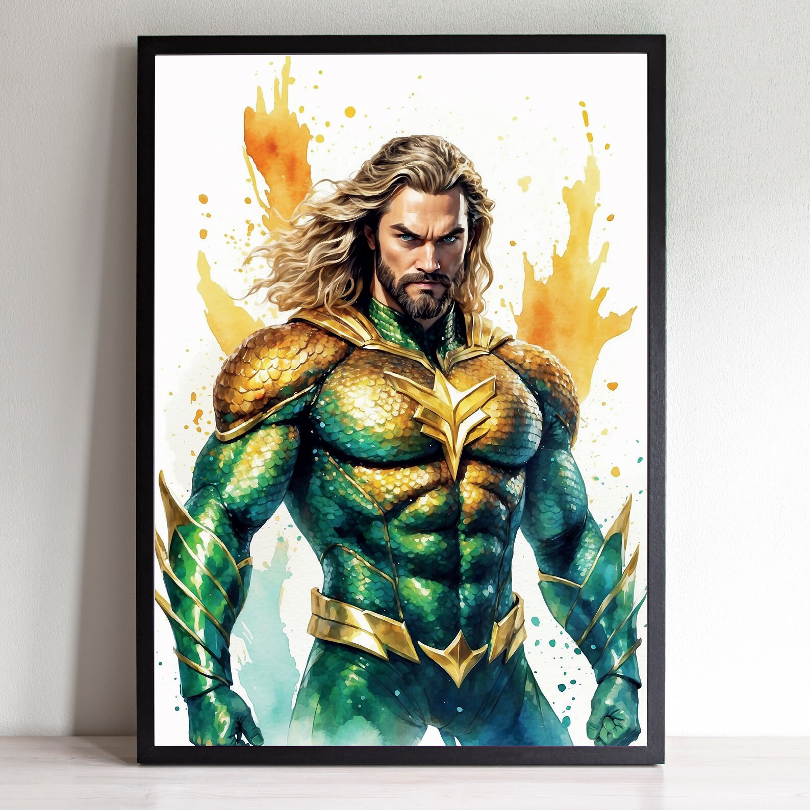 DC Comics Watercolor Character Art Prints (digital Download) - Etsy