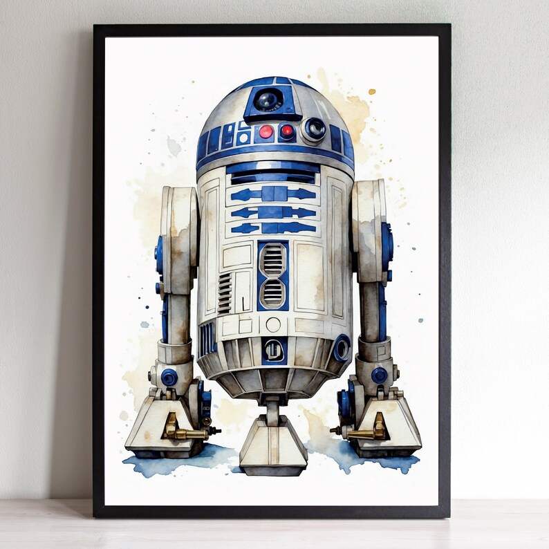 Watercolor Star Wars Character Art Prints (digital Download) - Etsy
