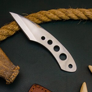 Custom Blade Throwing Knife Water Jet Cutting Tactical Forged Ninja ...