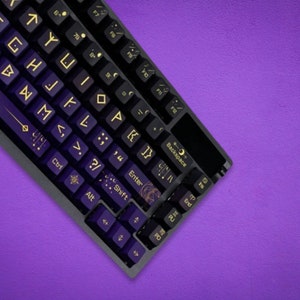 Magic Night Keycaps, Night Sky Magic Keycaps, PBT OEM Profile Keycaps ...