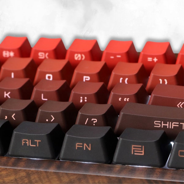 Black and Red Mechanical Keyboard - Etsy