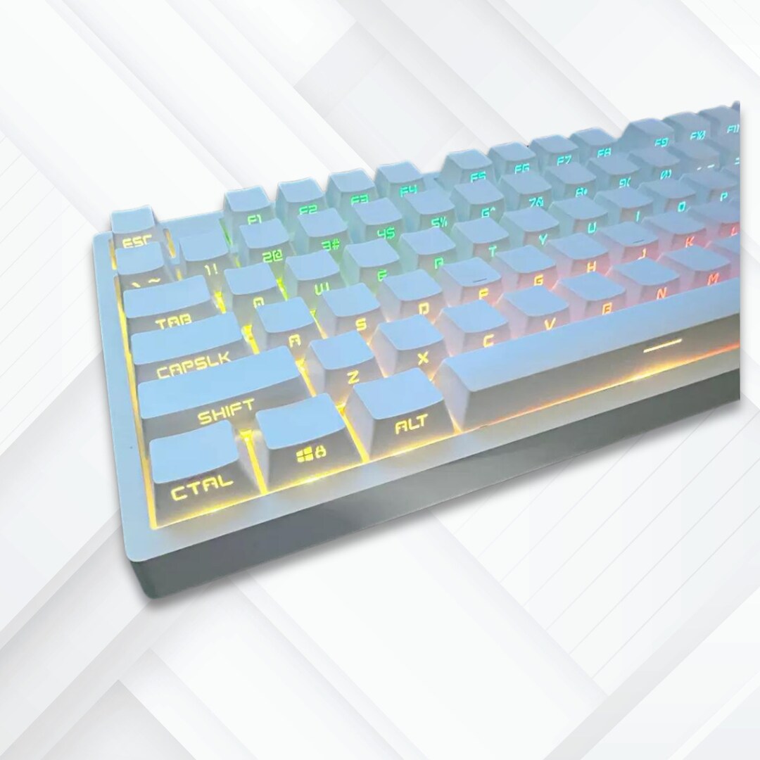 Side-engraved Puding Keycaps, 131 KEY OEM Height Translucent Puding ...