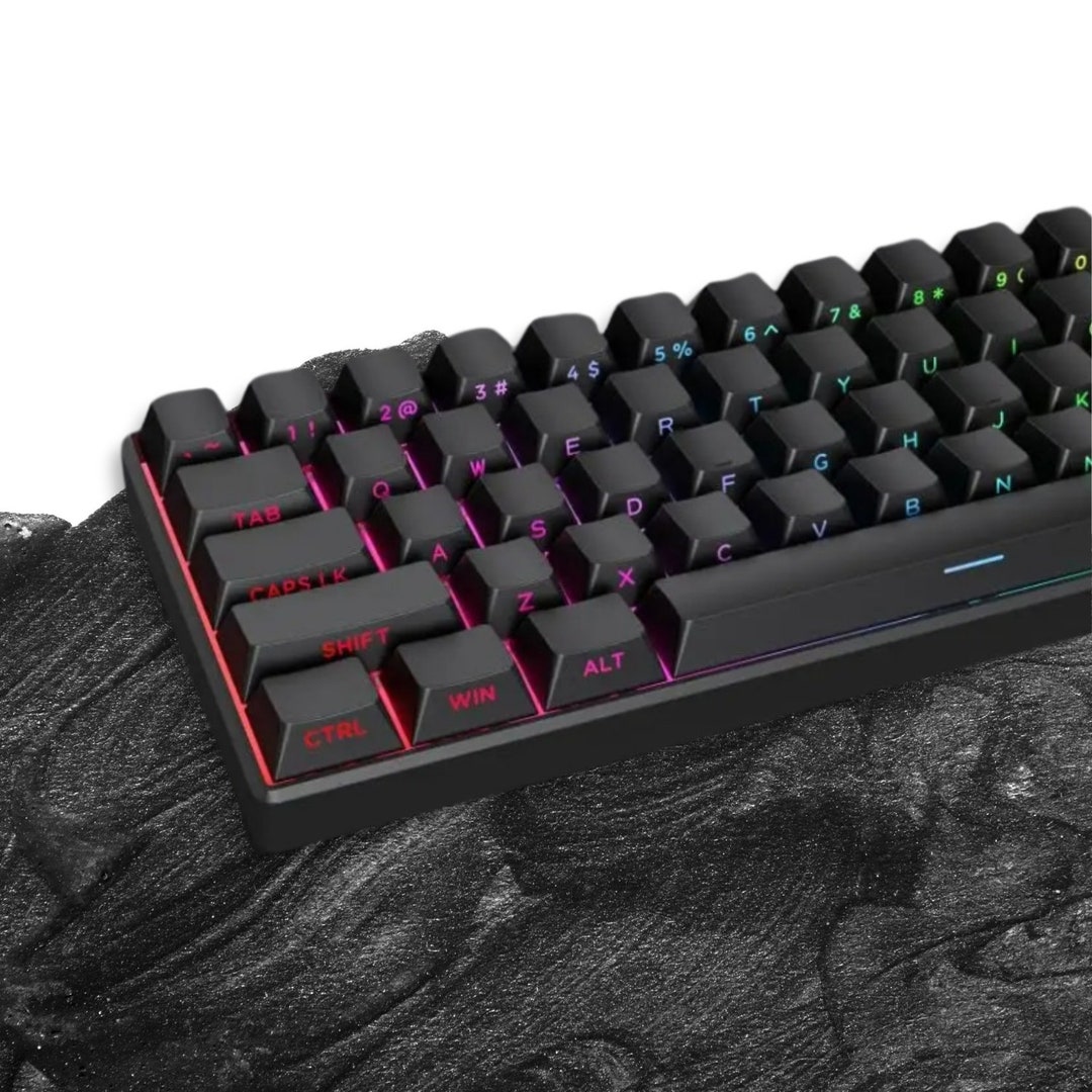 132 Keys Minimalist Puding Keycaps Set, Side Engraving Backlit Keycap ...