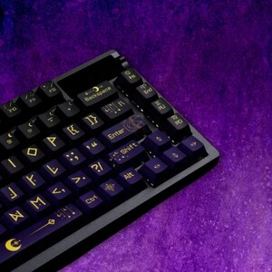 Magic Night Keycaps, Night Sky Magic Keycaps, PBT OEM Profile Keycaps ...