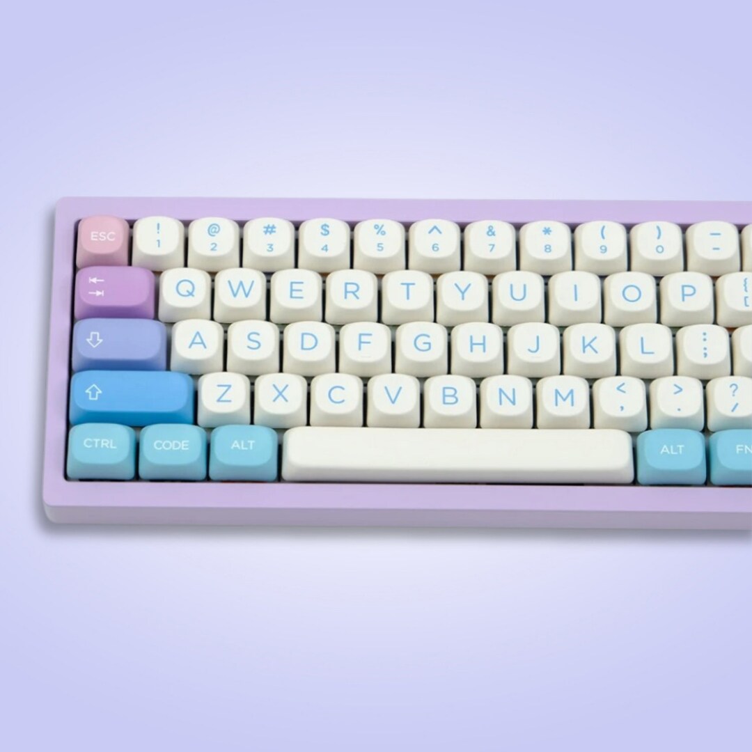 129-key Cute Fairy Keycaps Set Cute MOA Profile Keycap Dye Sublimation ...