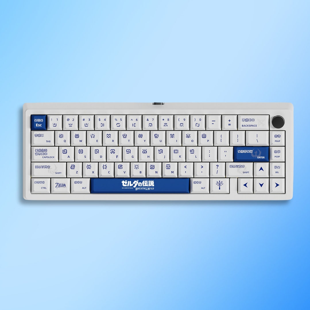 130 Key Z.elda B.reath of W.ild Keycaps Set, OEM Profile PBT Sub-dye ...