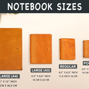 Custom Leather Journal With Refillable Pages, Monogram Notebook ...