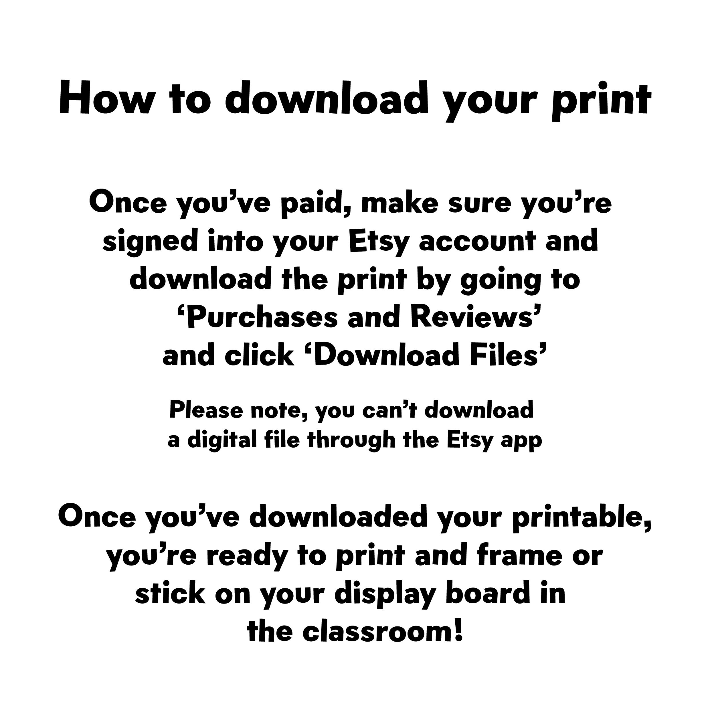 Children's 5 Senses Poster - Instant Download - Etsy