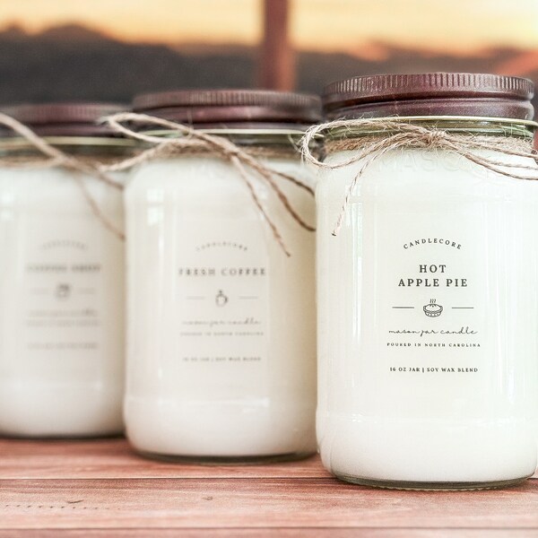LOML Create Your Own Spark, Scented Candles, Coconut Apricot Wax and ...