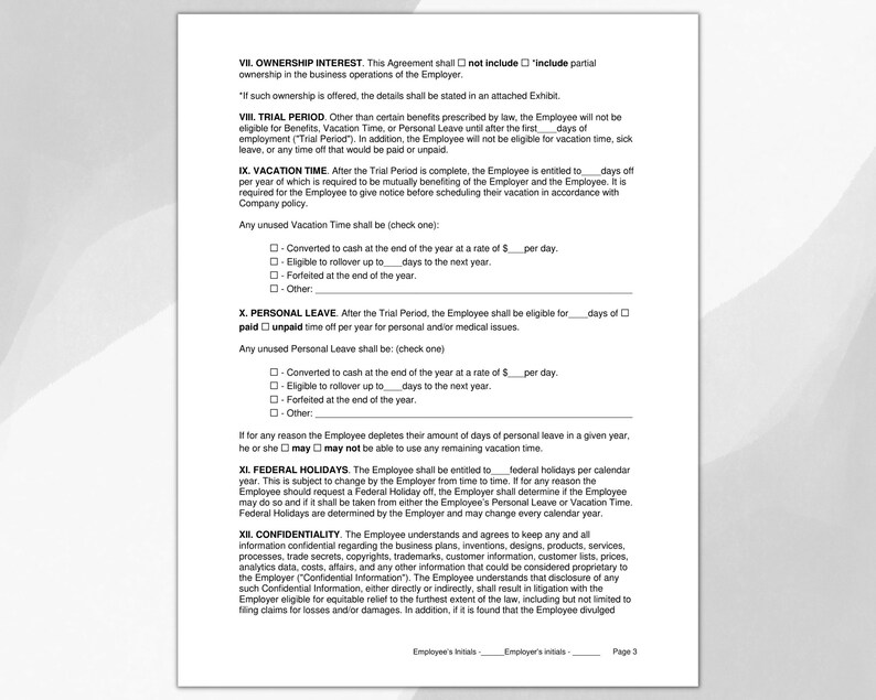 Employment Contract, Employment Contract Agreement, Employment Service ...