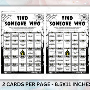 Get to Know You Bingo, Find Someone Who Bingo, Find the Guest Bingo ...