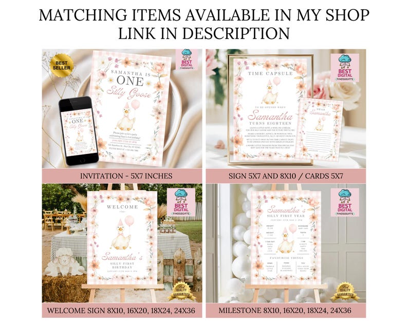 One Silly Goose Books for Baby & Diaper Raffle Card, Silly Goose Diaper ...