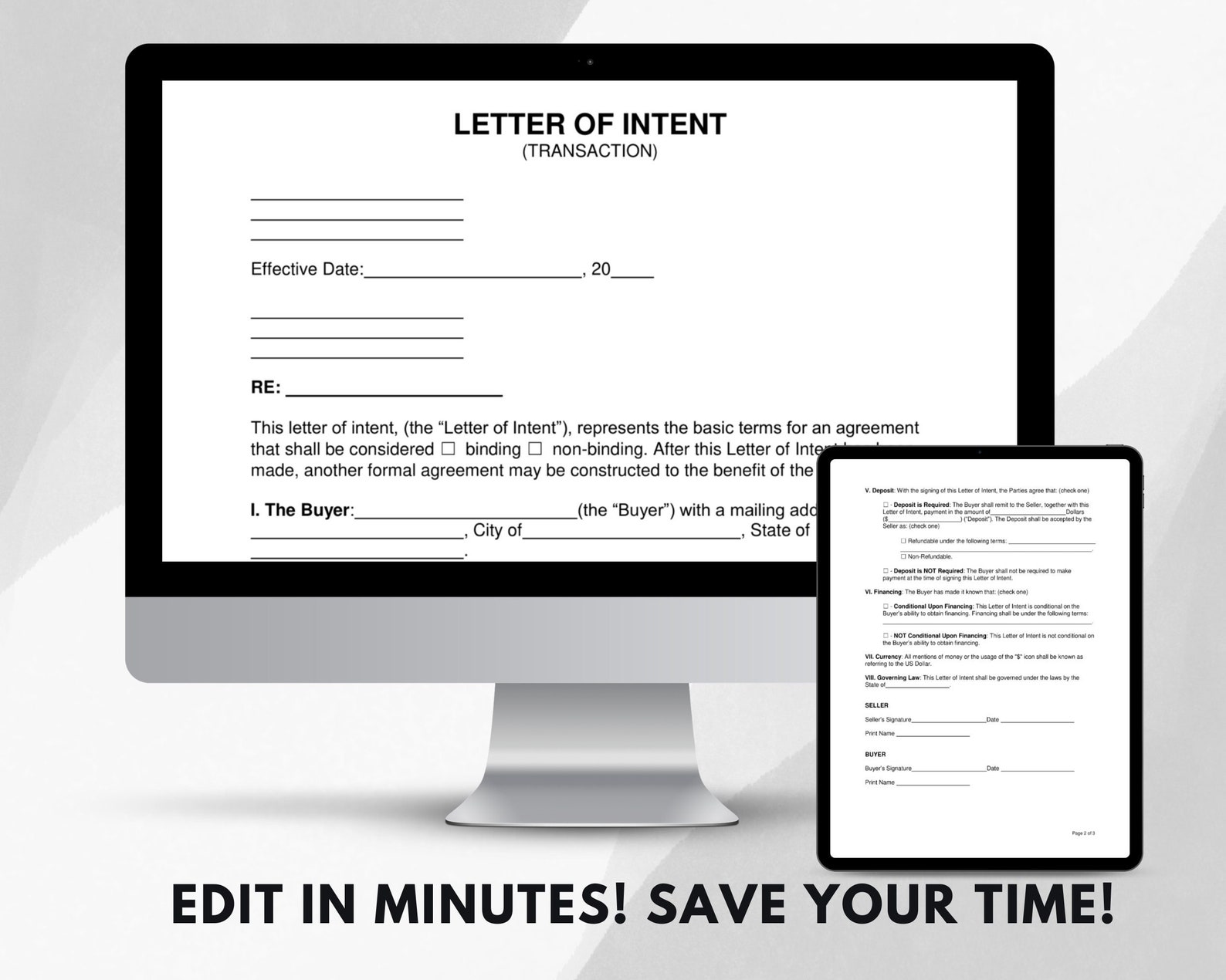 Letter of Intent, Letter of Intent (LOI), Letter of Intent (LOI) Forms ...