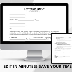 Letter of Intent, Letter of Intent (LOI), Letter of Intent (LOI) Forms ...